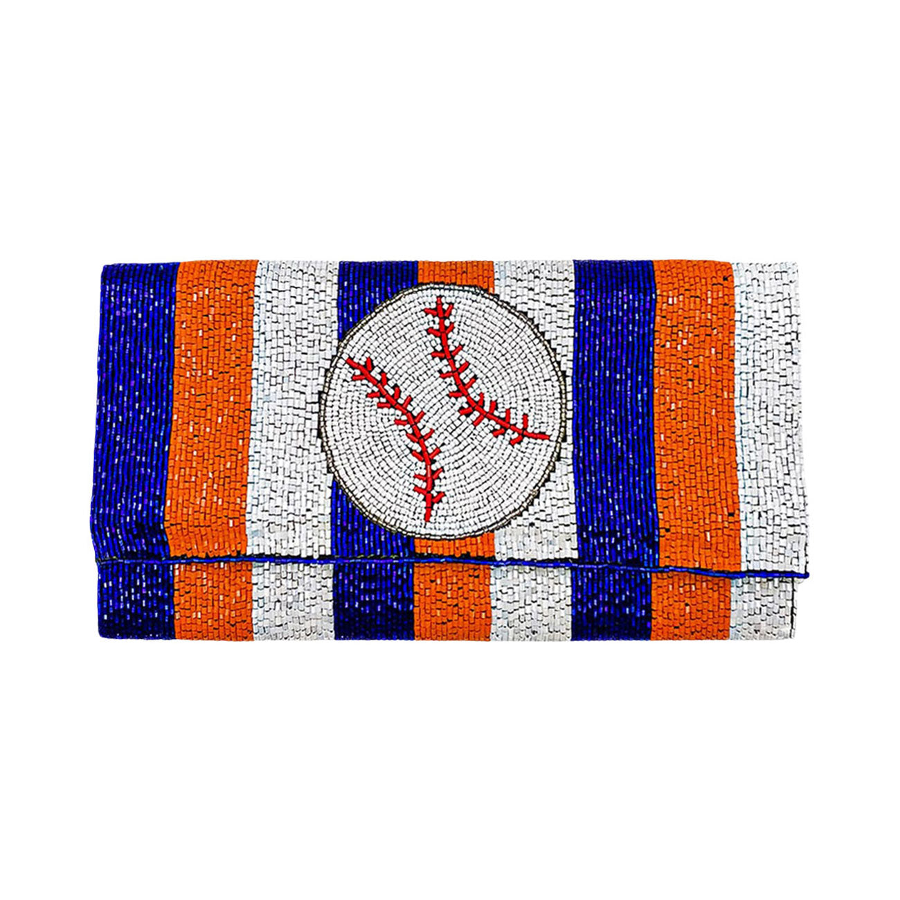 Multi Color Baseball Beaded Clutch Crossbody Bag – TigerLilyBloom™